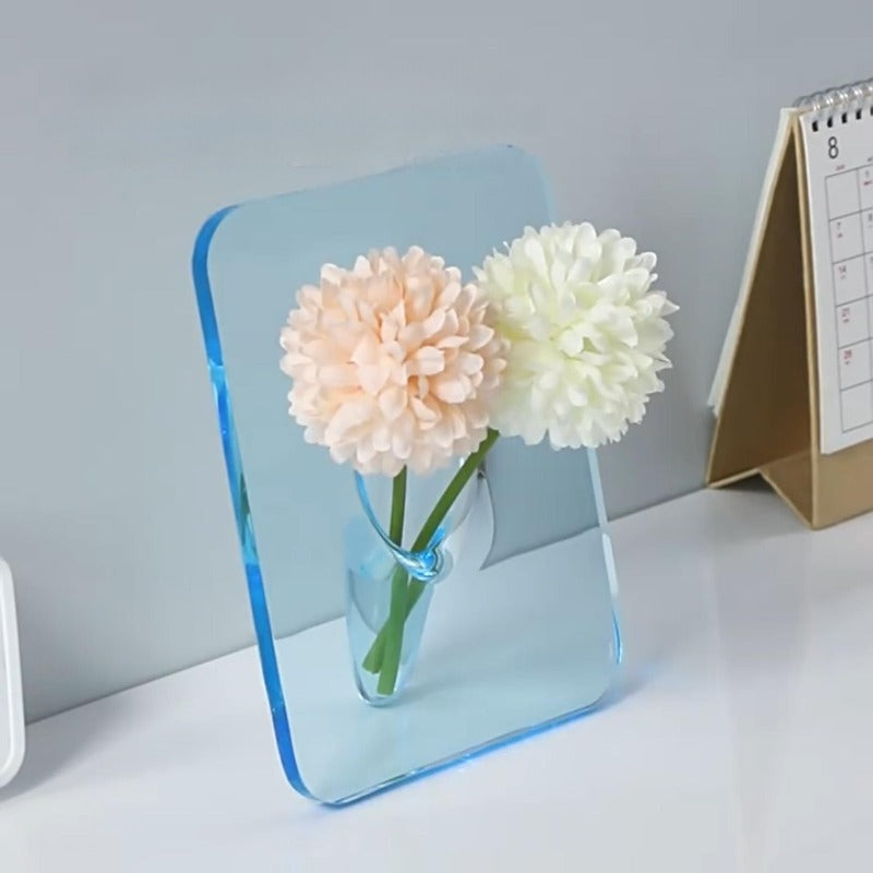 Clear Acrylic Photo Frame Vase – Floral Supplies Store