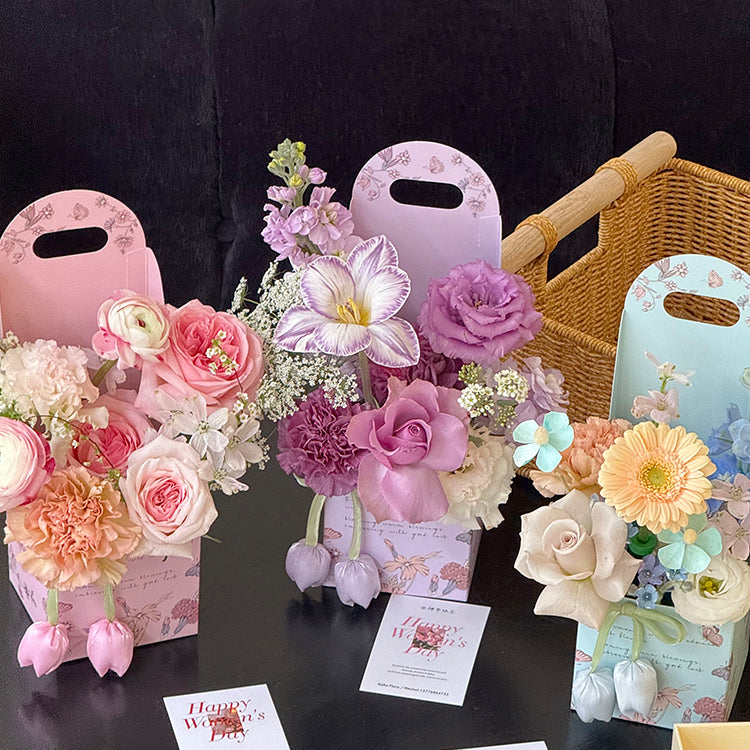 9pcs Spring Theme Fresh Flower Bouquet Box – Floral Supplies Store