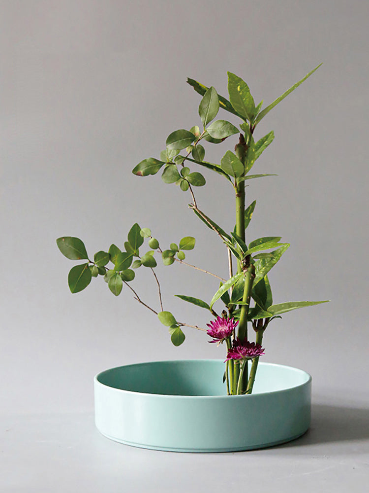 Japanese Flower Arranging Container Floral Design Tray Plastic Bowl V ...