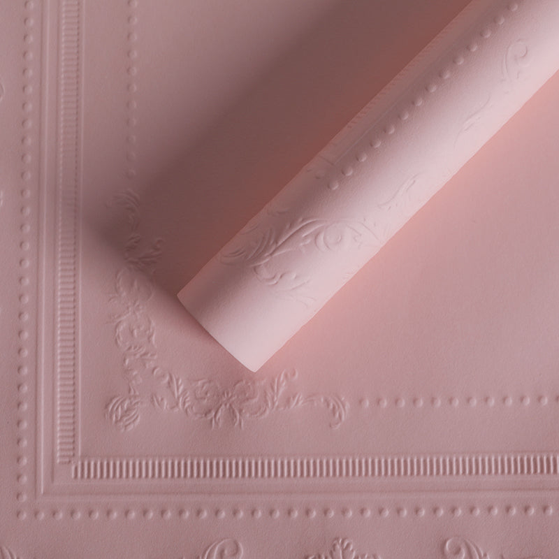 Set of 20 Rose Embossed Textured Bouquet Wrapping Paper – Floral ...