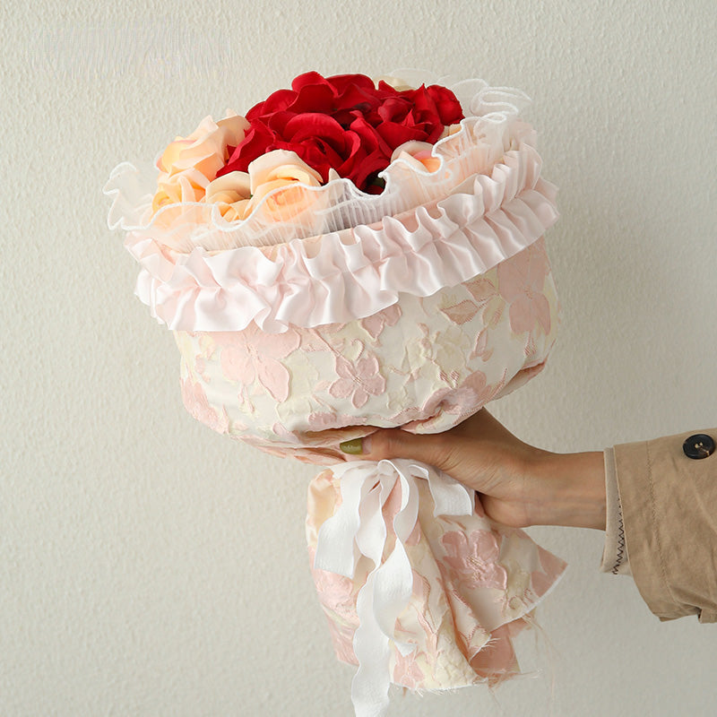 Round Shaped Bouquet Wrapping Shape Fixing Lining Cardboard – Floral ...